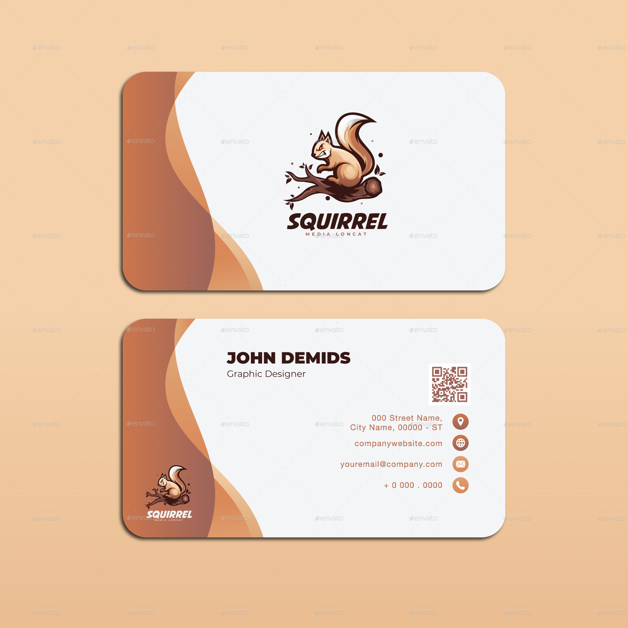 Squirrel Logo Branding Design, Logo Templates | GraphicRiver