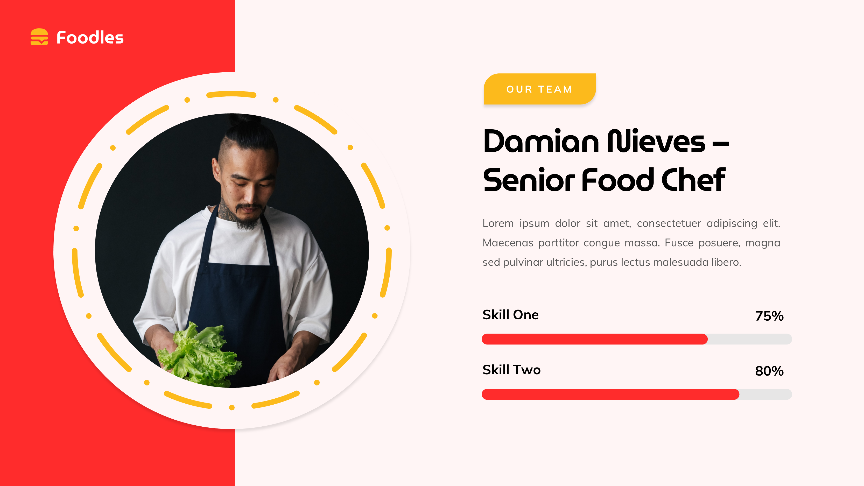 Foodles - Burger And Fast Food Google Slide Presentation Template ...