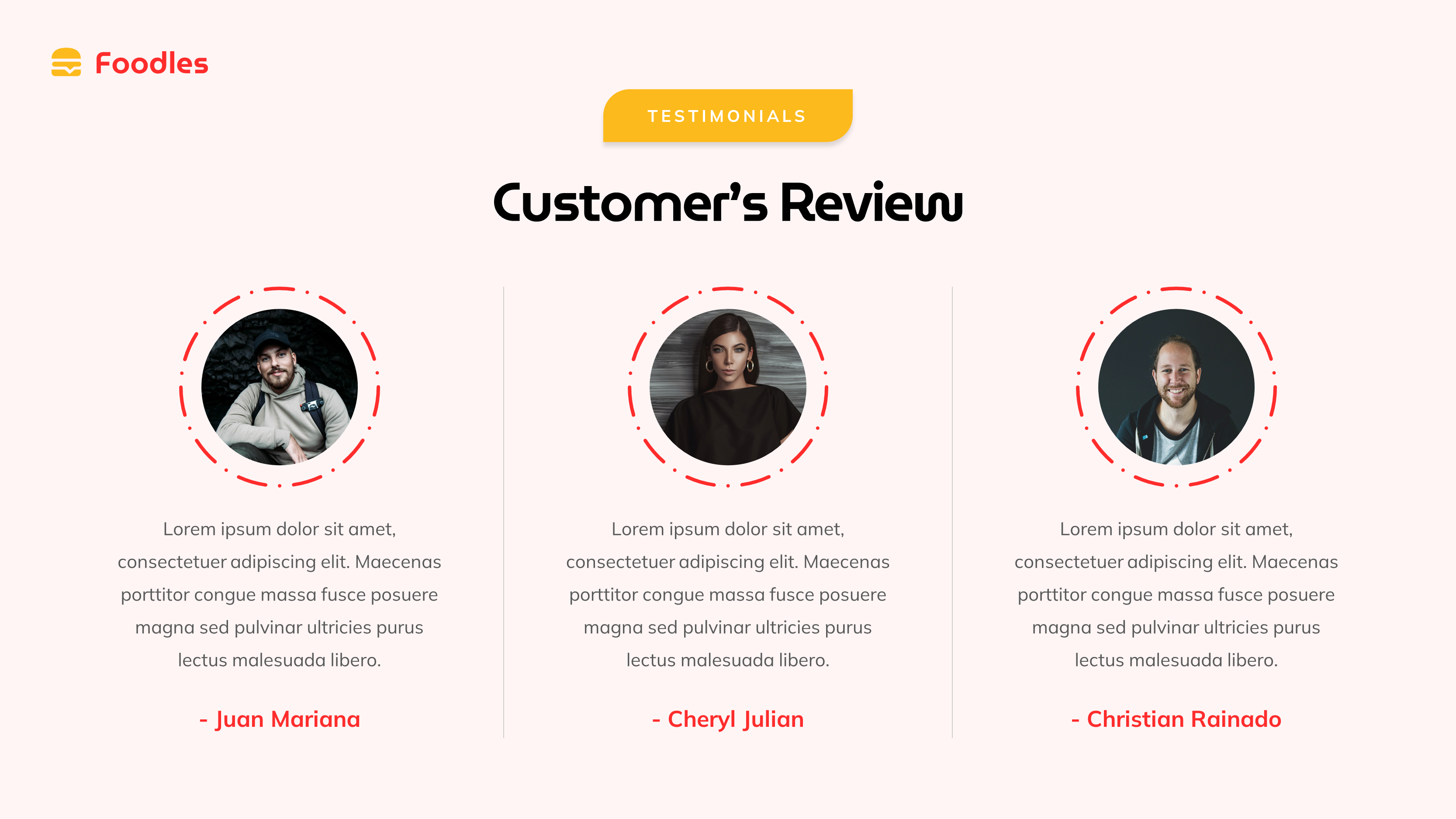 Foodles - Burger And Fast Food Google Slide Presentation Template ...