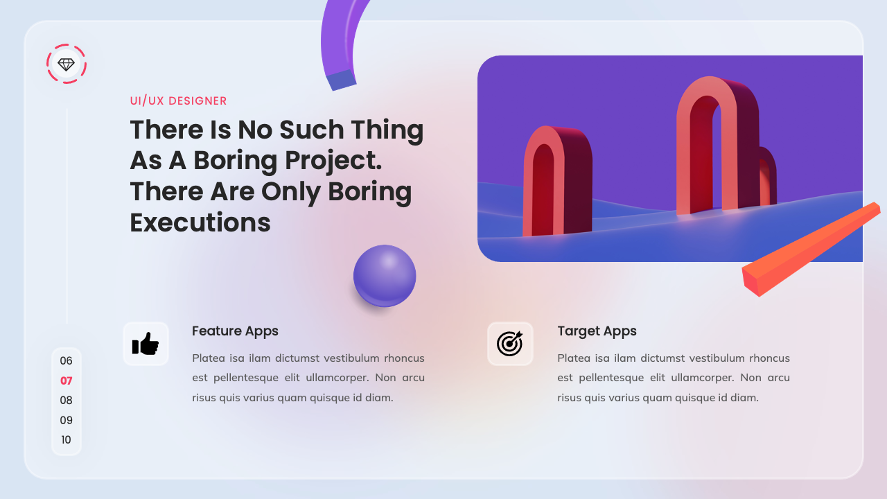 Areal - UI/UX Mobile Pitch Deck Google Slides Template, Presentation ...
