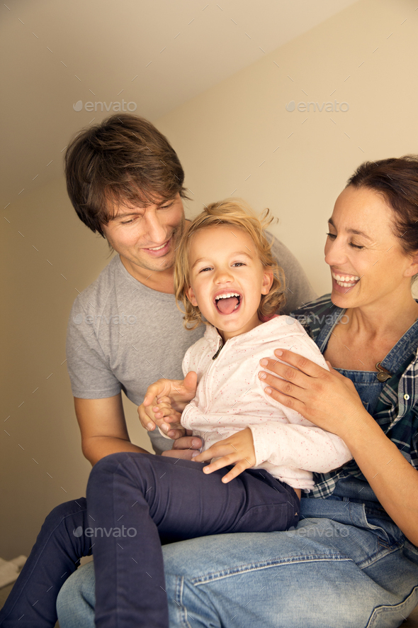 Happy family of three Stock Photo by westend61 | PhotoDune