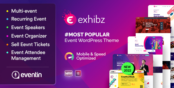 Exhibz | Event Conference WordPress Theme by trippleS | ThemeForest