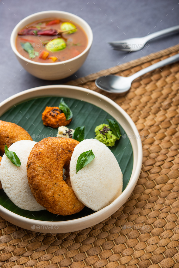 Idli Vada sambar Stock Photo by stockimagefactory | PhotoDune