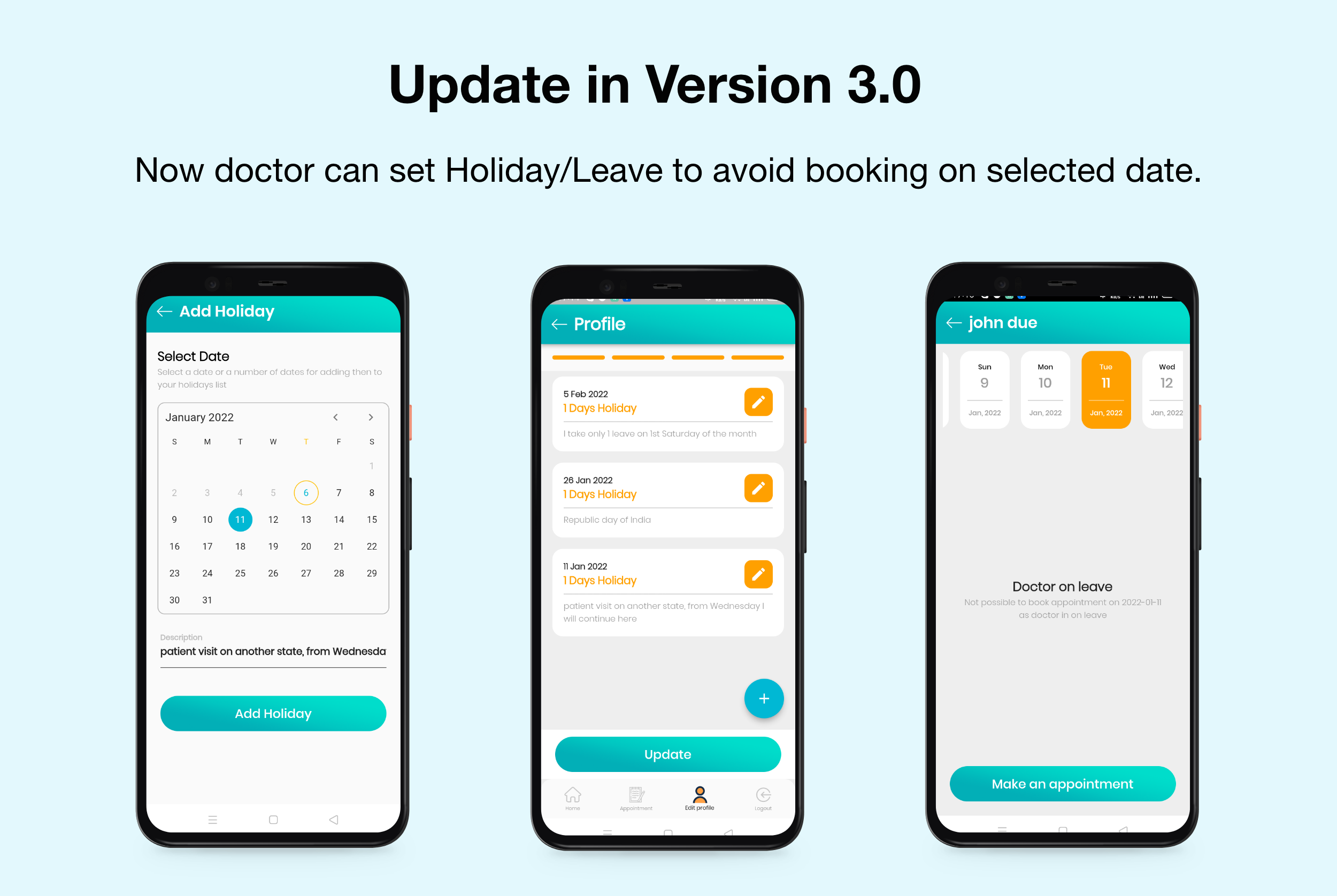 Doctor Finder - Appointment Booking With Time-slot app by FreakTemplate