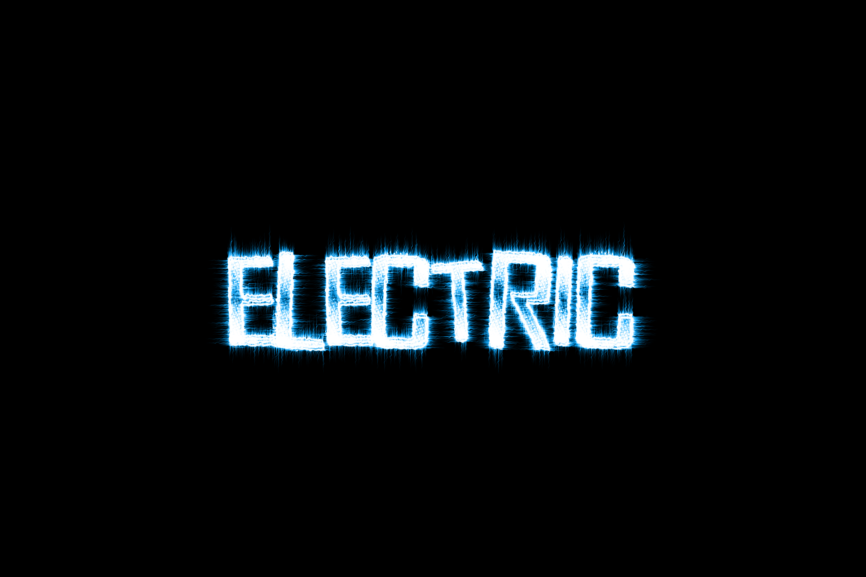 Electric Text Effects Photoshop Template, Add-ons | GraphicRiver