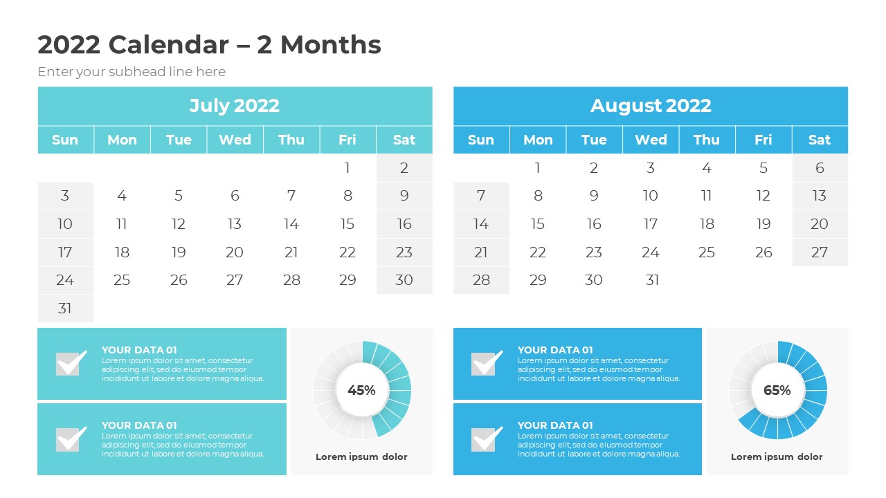 Calendar 2022 Google Slides Template, Presentation Templates | GraphicRiver