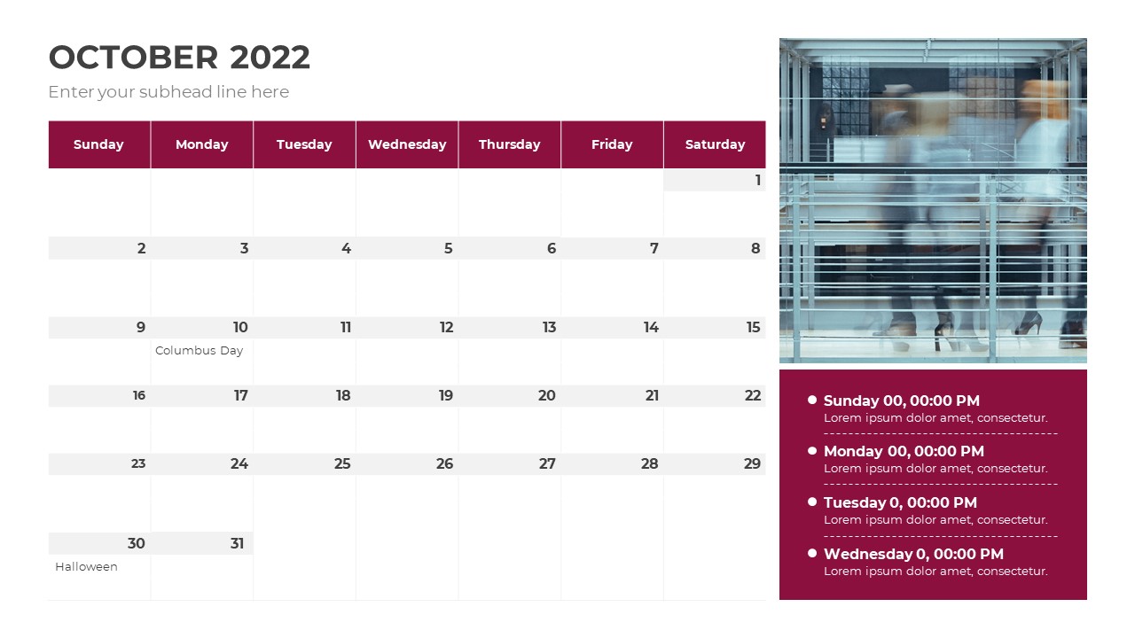 Calendar 2022 Google Slides Template, Presentation Templates | GraphicRiver