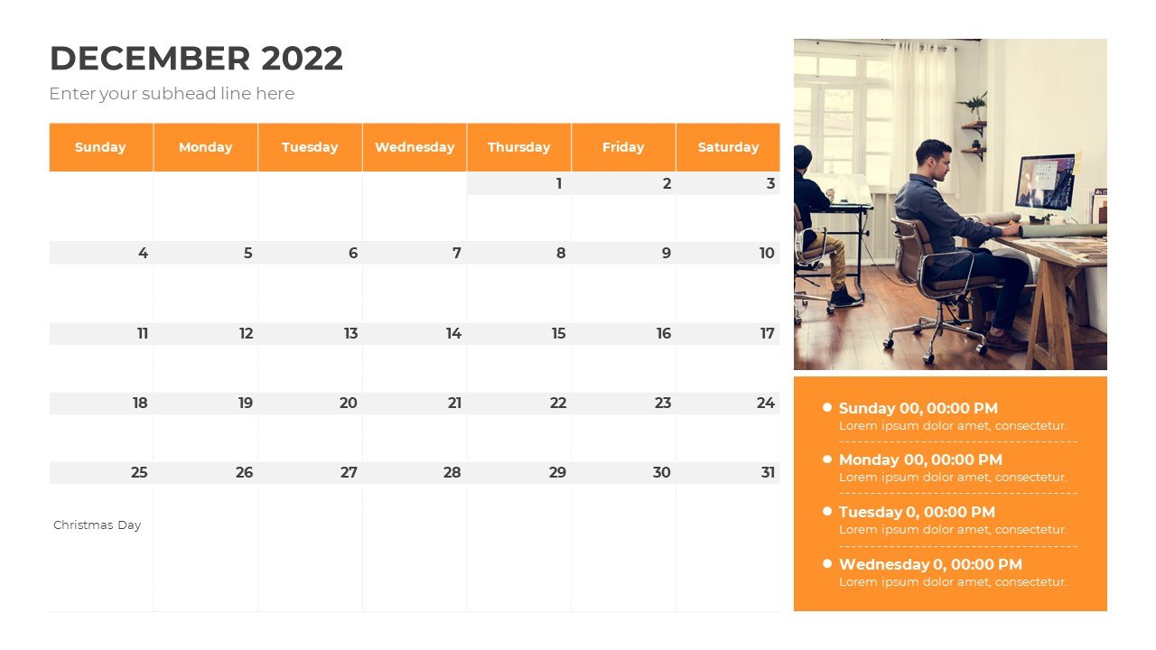 Calendar 2022 Google Slides Template, Presentation Templates | GraphicRiver