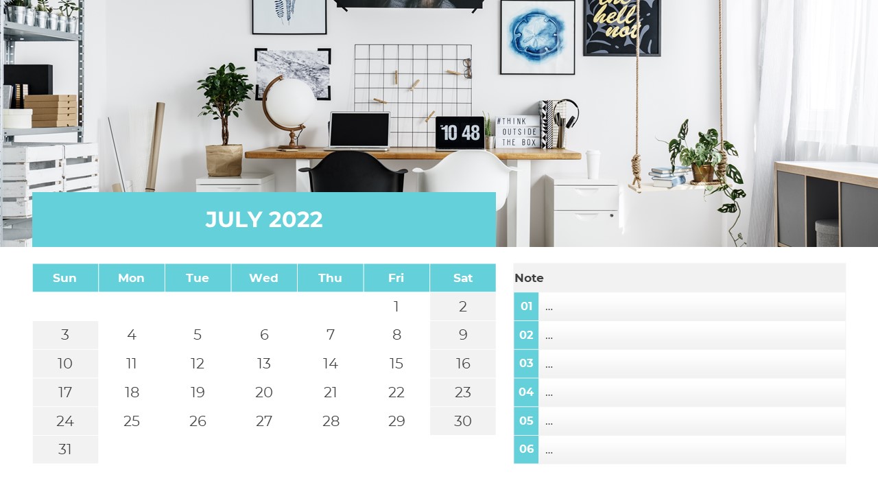Calendar 2022 Google Slides Template, Presentation Templates | GraphicRiver