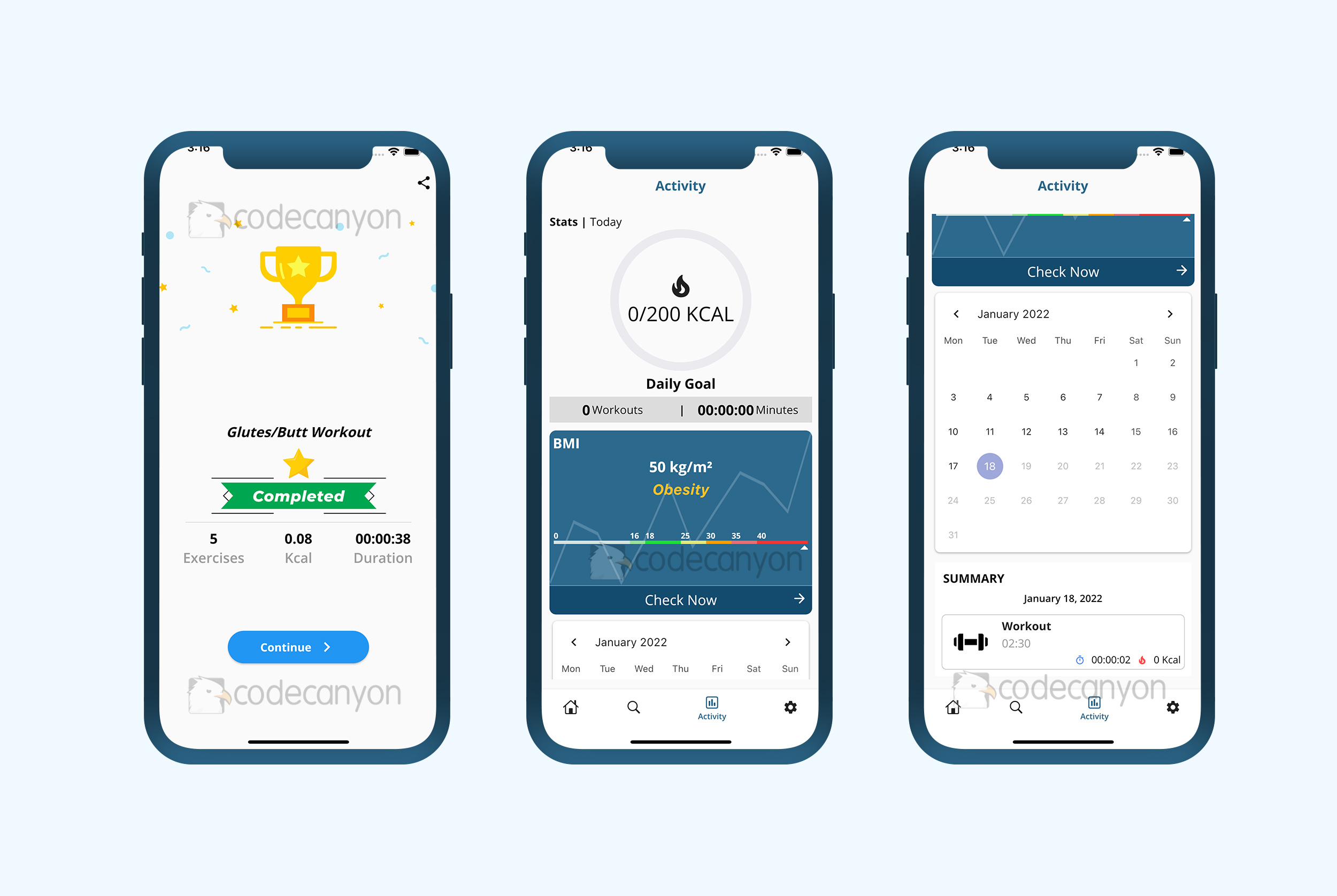 Flutter Yoga Workout Android App Template + ios App Template | Daily ...