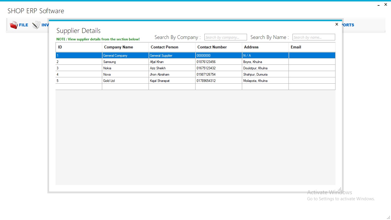 SHOP ERP management system with full project AND source code C# by FM ...