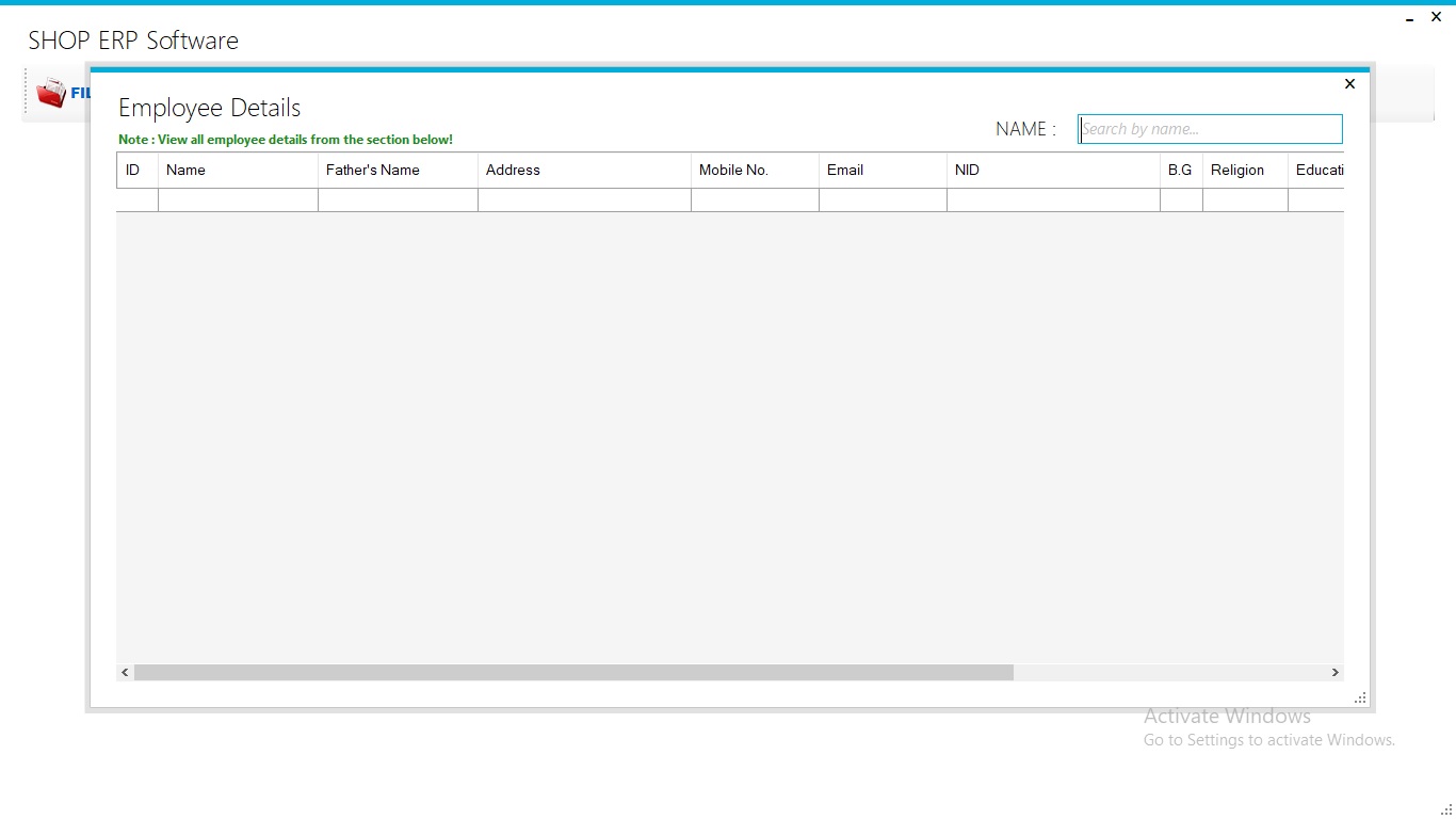 SHOP ERP management system with full project AND source code C# by FM ...