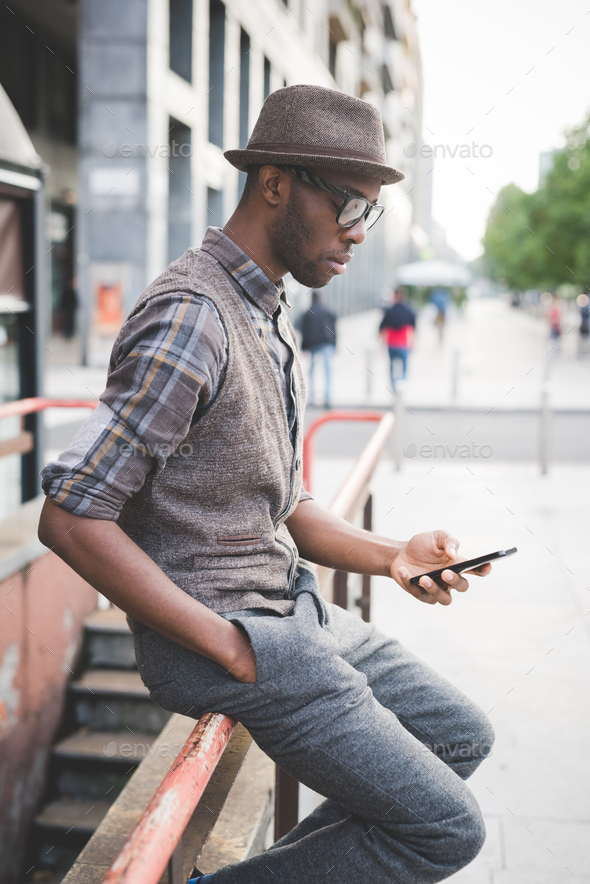 young black man outdoor Stock Photo by peus80 | PhotoDune