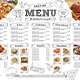 Simple Menu Board, Print Templates | GraphicRiver