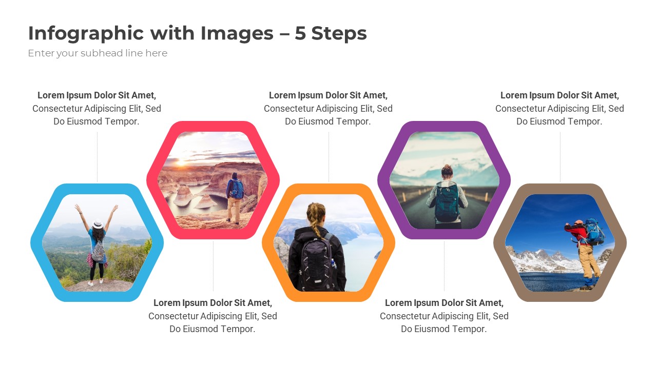 Images Infographics Google Slides Template, Presentation Templates