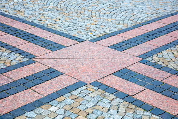 Paving slab cross in Wroclaw Stock Photo by Masson-Simon | PhotoDune
