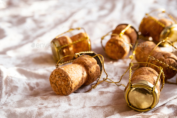 Pattern From Champagne Wine Muselets and Corks. Stock Photo by zhenny ...