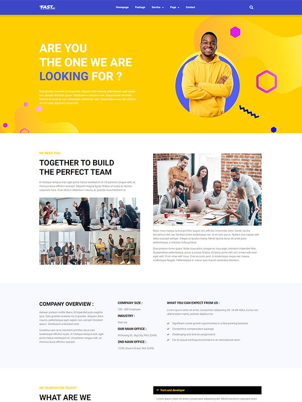 Fastnet - Broadband & Internet Elementor Pro Full Site Template Kit by ...