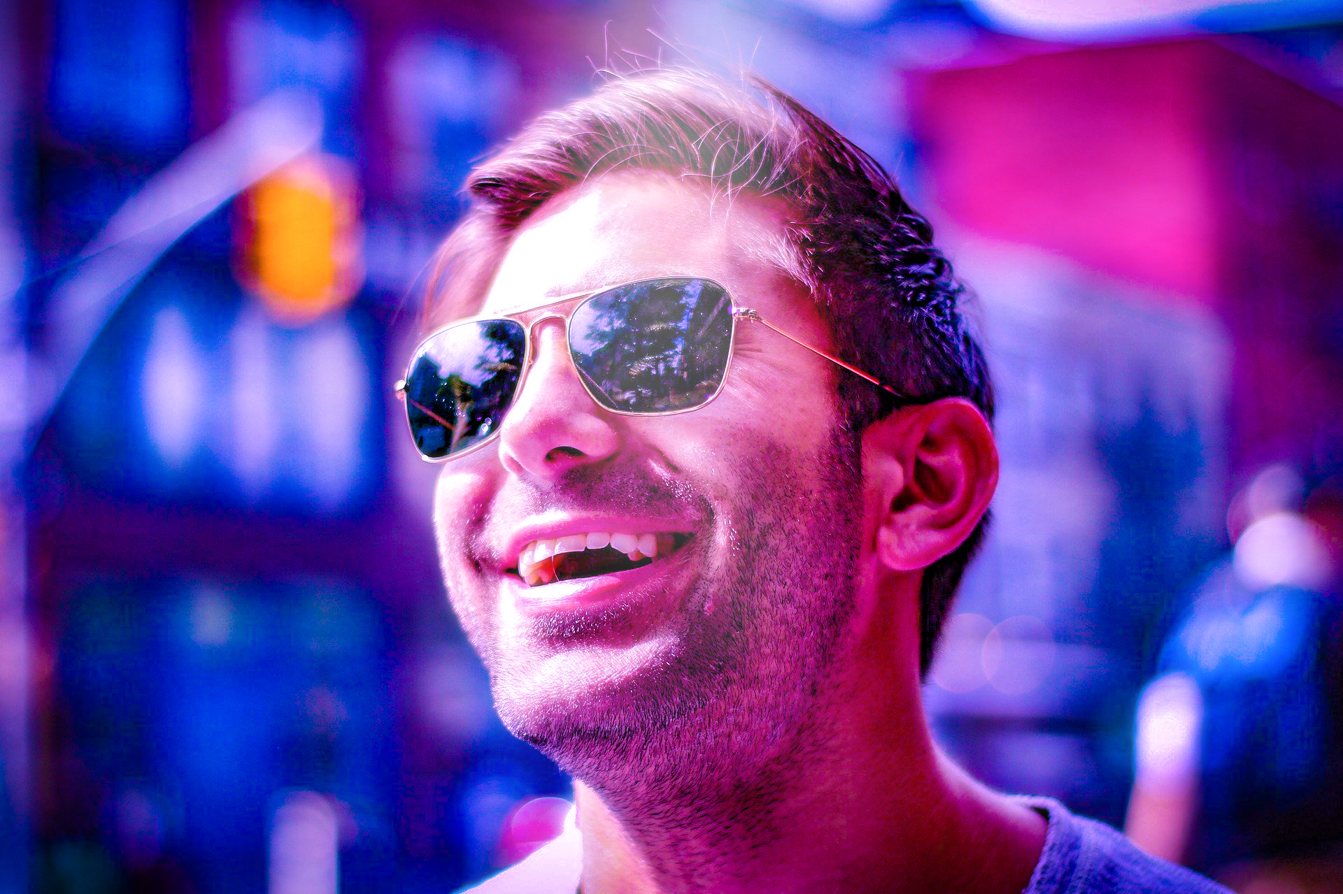 CyberPunk Color Gradient Photo Effect, Add-ons | GraphicRiver