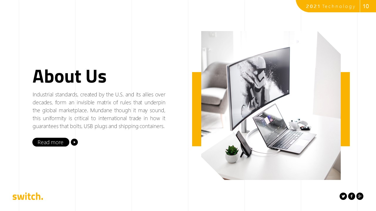 Switch Technology Presentation Template, Presentation Templates ...