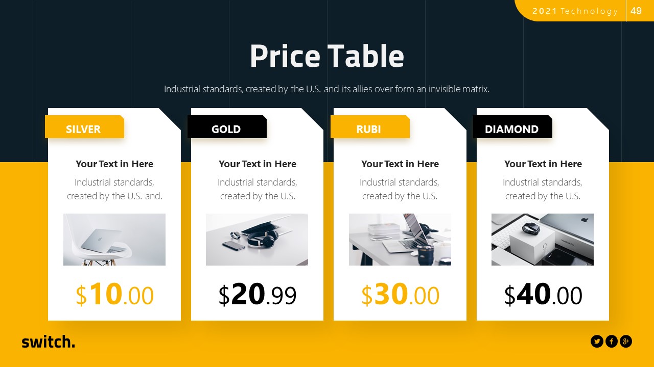 Switch Technology Presentation Template, Presentation Templates ...
