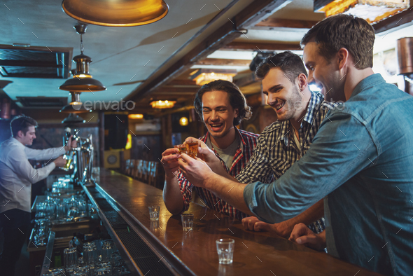 Men in pub Stock Photo by GeorgeRudy | PhotoDune