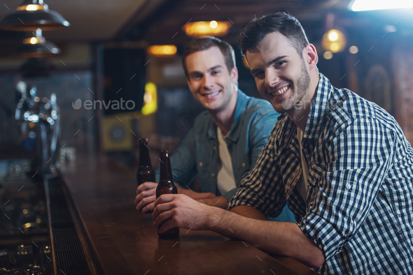Men in pub Stock Photo by GeorgeRudy | PhotoDune