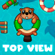 Top View Game - Beaver, Game Assets | GraphicRiver
