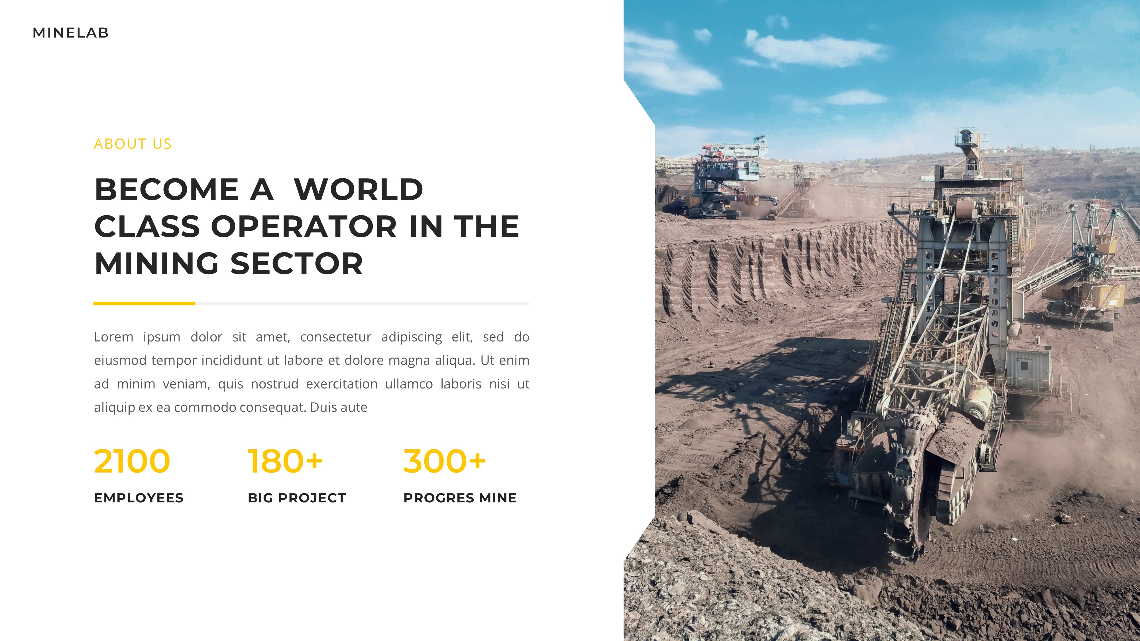 Minelab - Coal Mining PowerPoint Presentation Template, Presentation ...