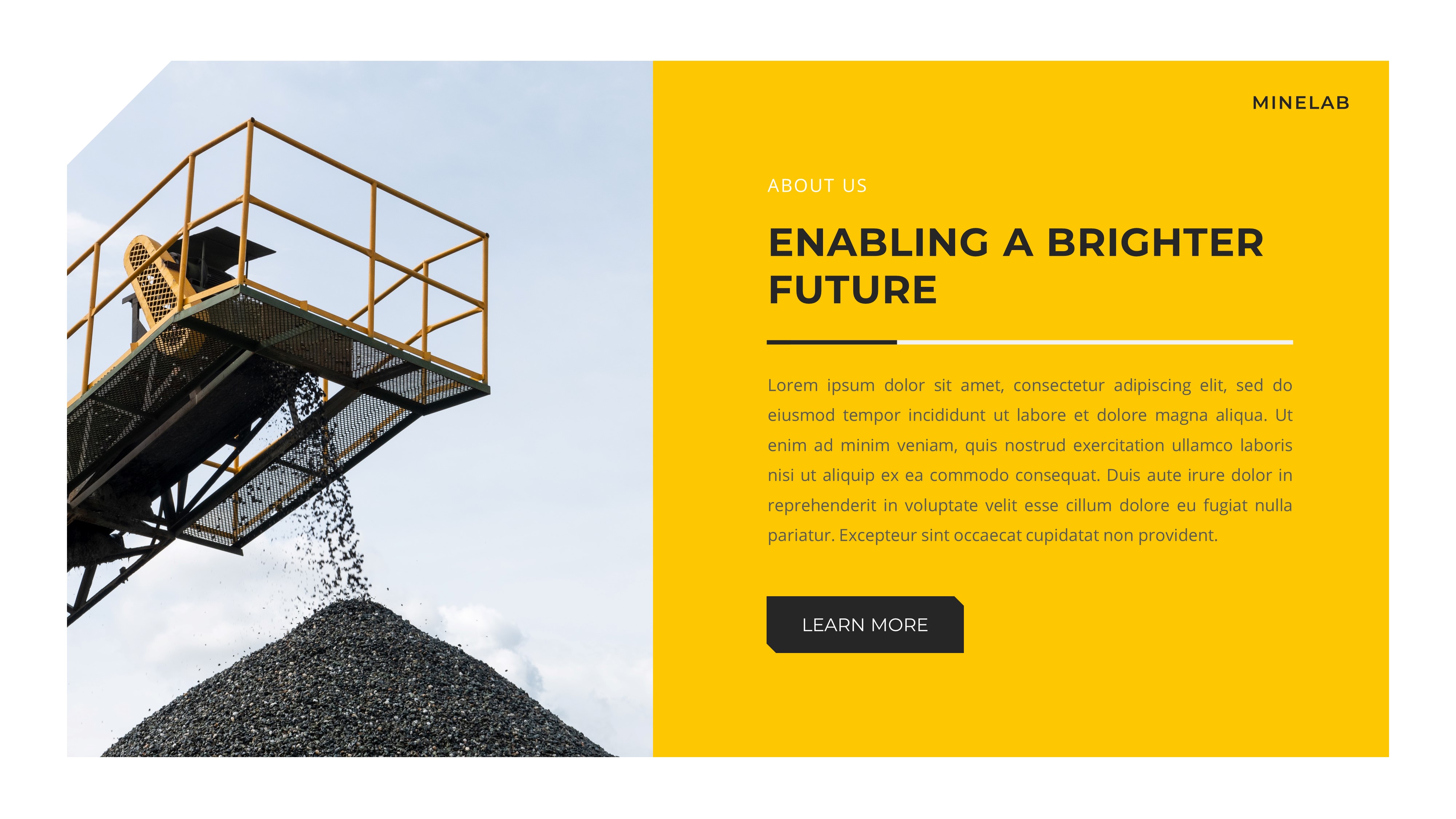 Minelab - Coal Mining PowerPoint Presentation Template, Presentation ...