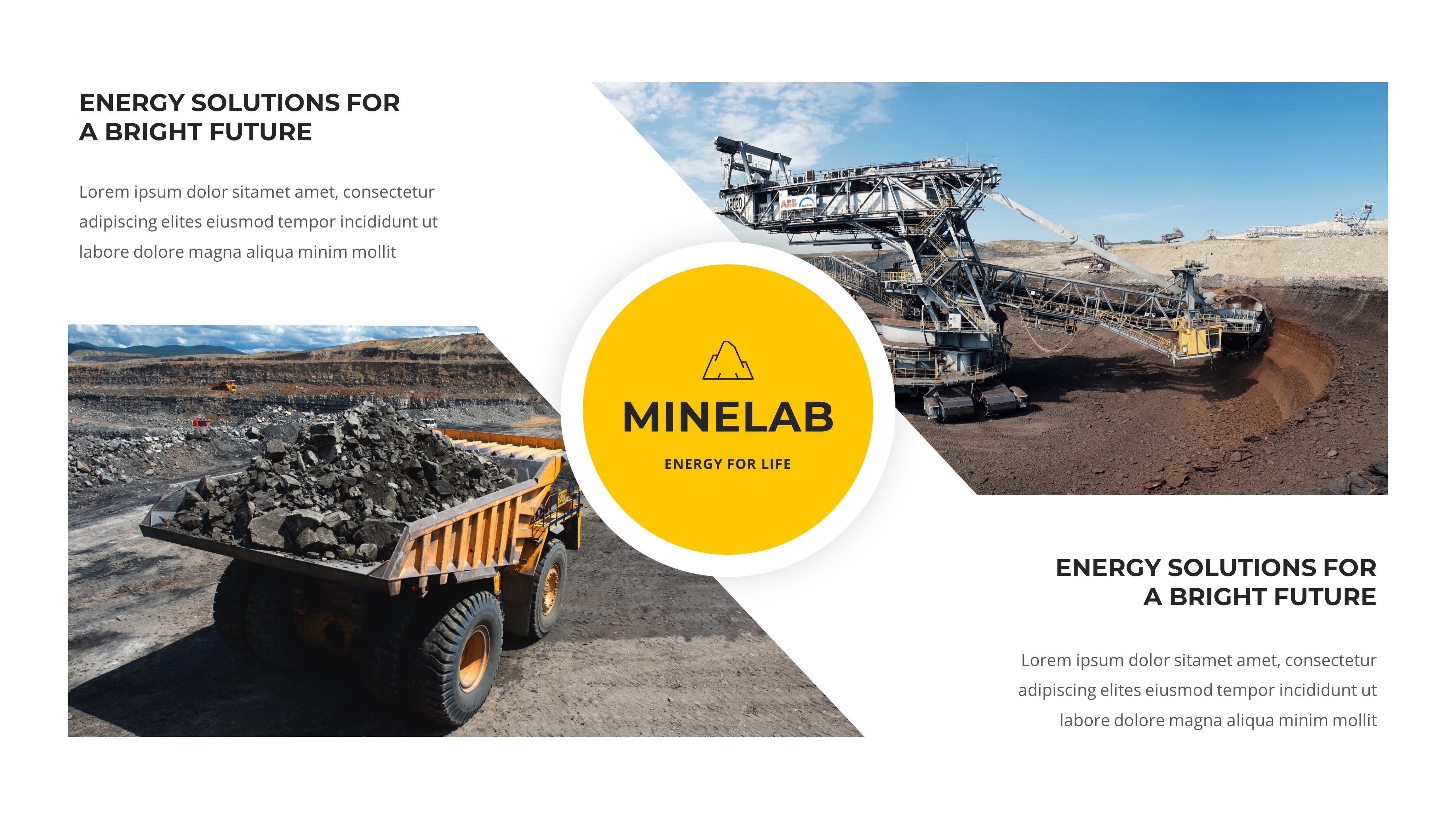 Minelab - Coal Mining PowerPoint Presentation Template, Presentation ...