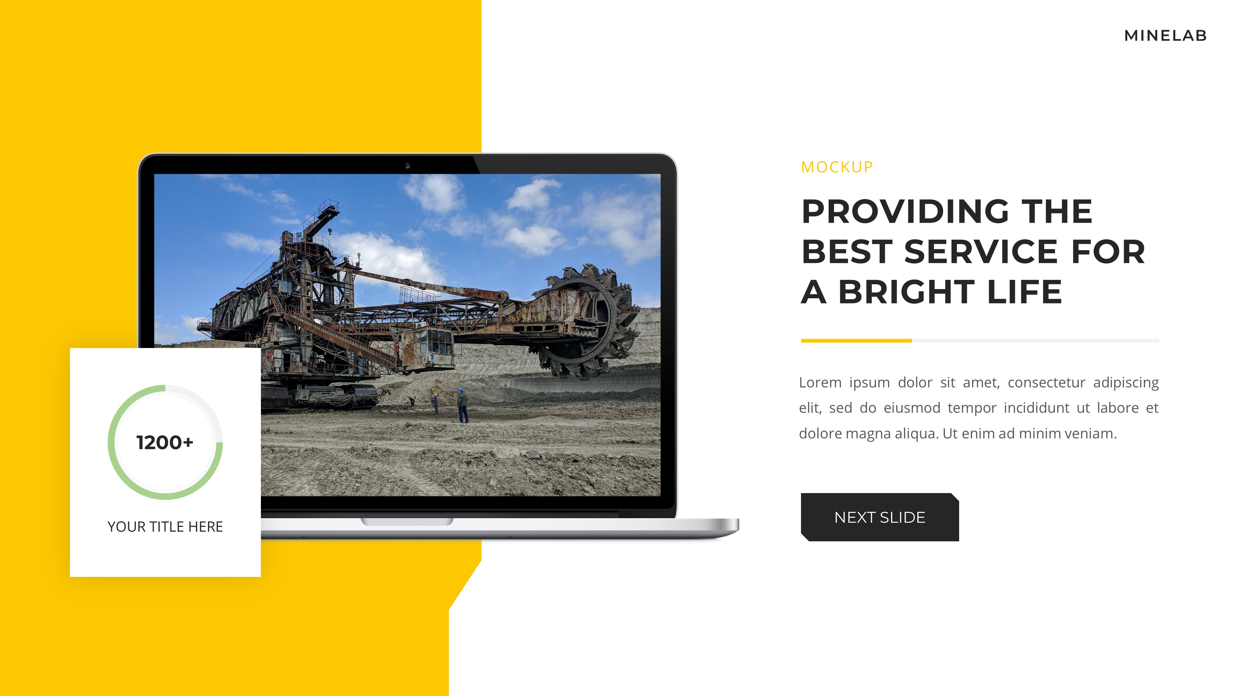 Minelab - Coal Mining PowerPoint Presentation Template, Presentation ...