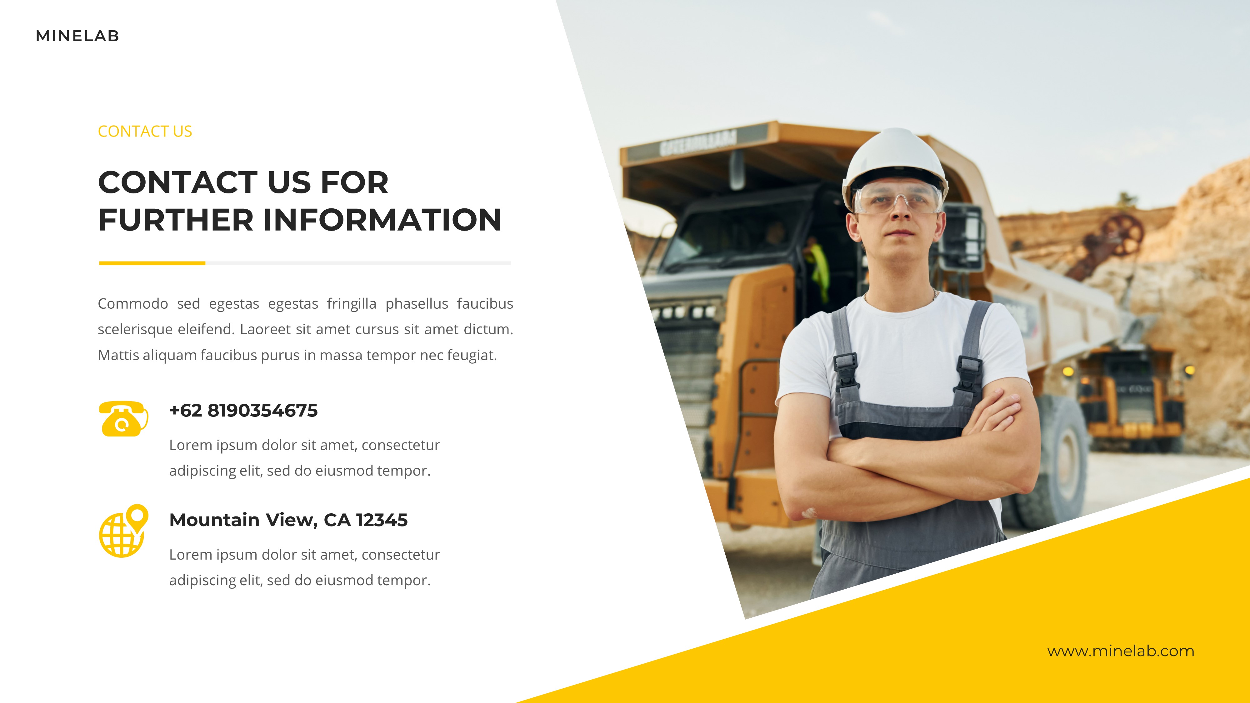 Minelab - Coal Mining PowerPoint Presentation Template, Presentation ...