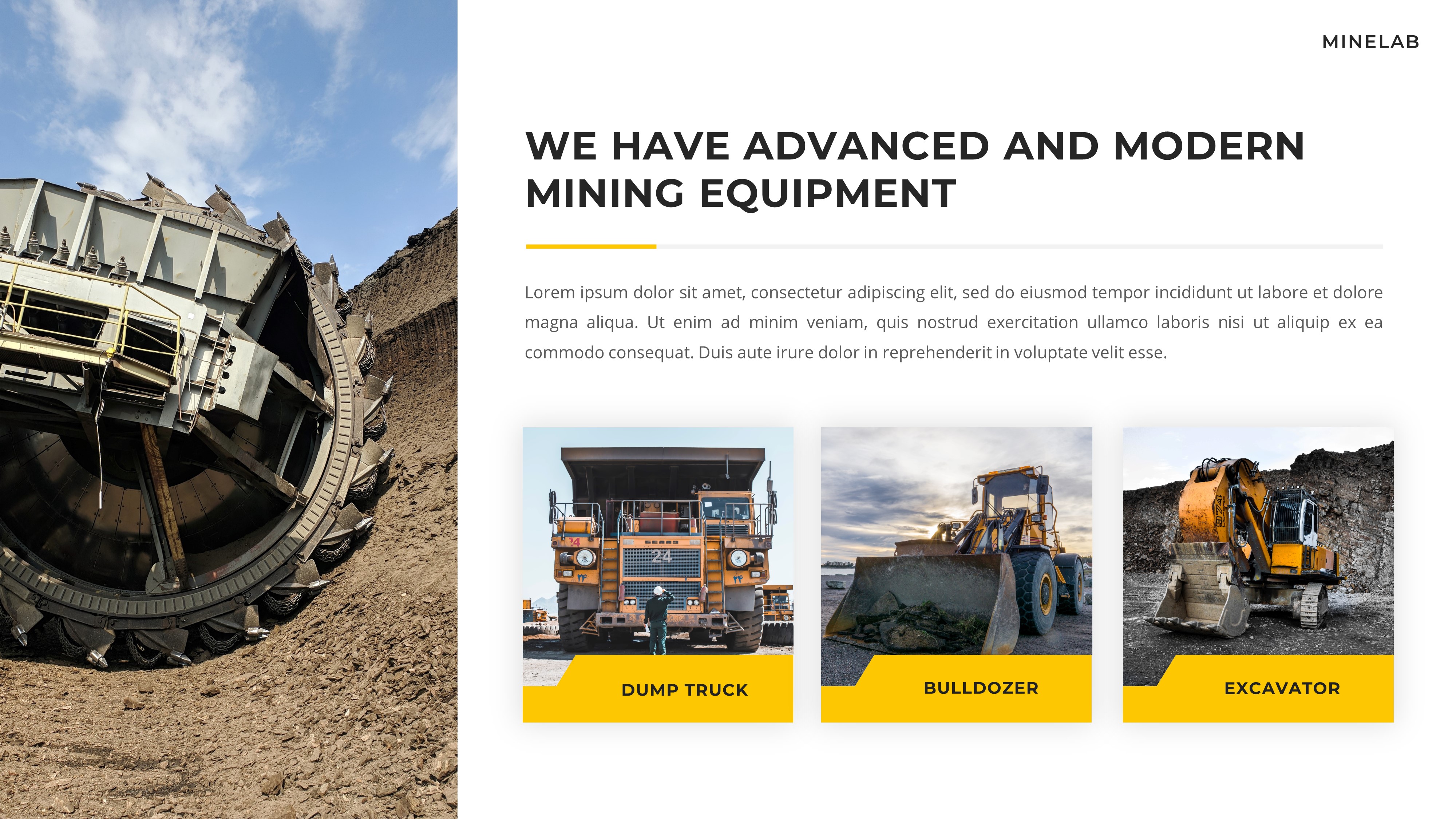 Minelab - Coal Mining Google Slide Presentation Template, Presentation ...