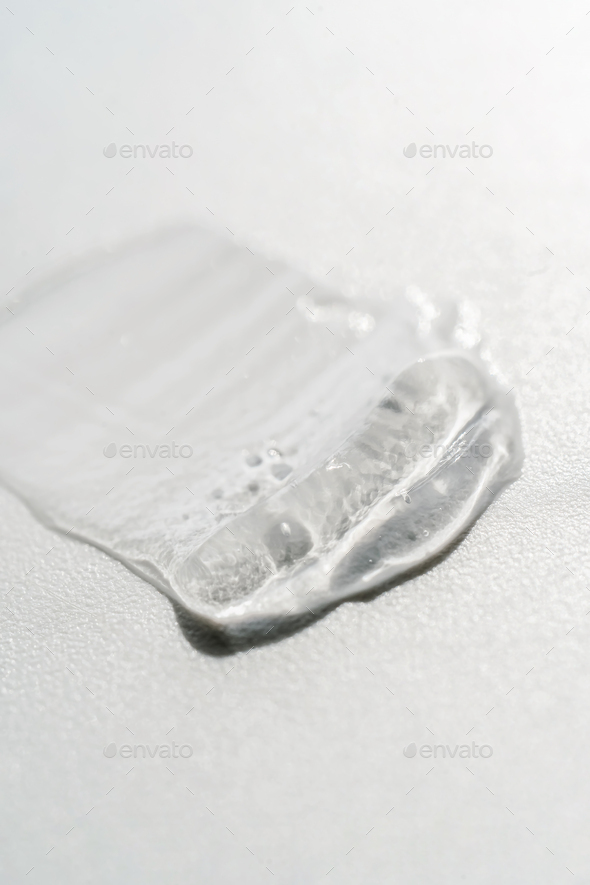 Transparent cosmetic gel on the white background. Stock Photo by ...