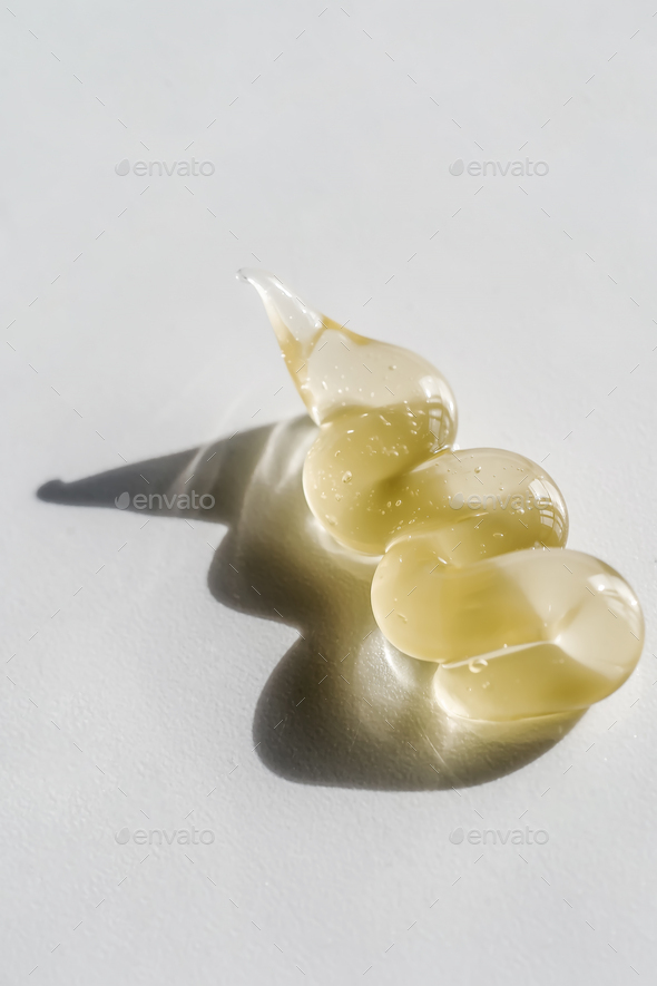 Transparent cosmetic gel on the white background. Stock Photo by ...