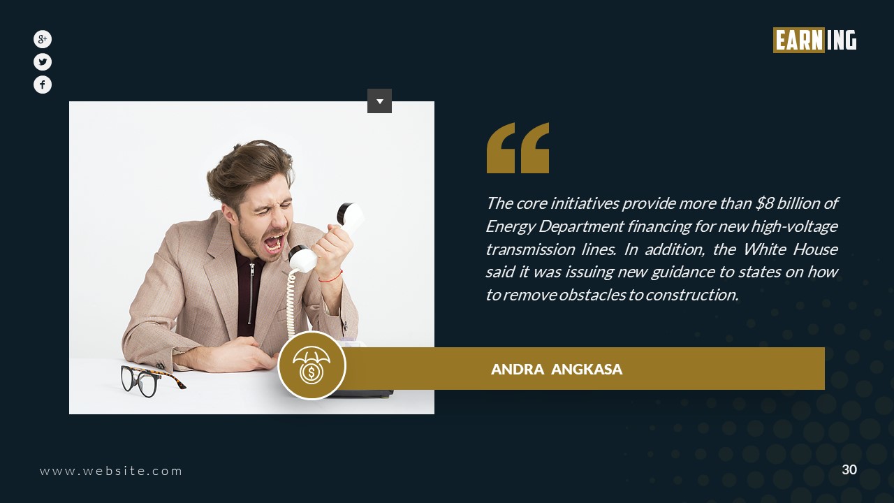 Earning Finance Presentation Template, Presentation Templates ...