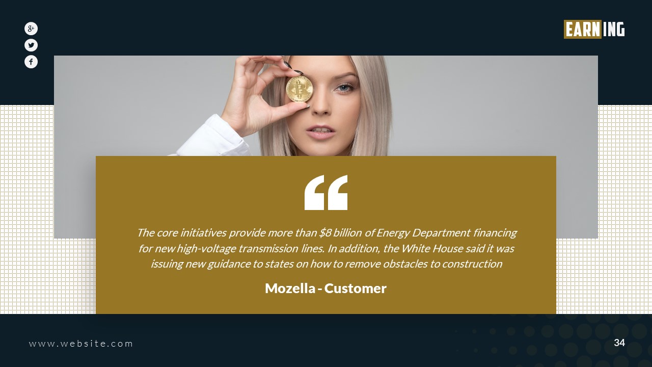 Earning Finance Presentation Template, Presentation Templates ...