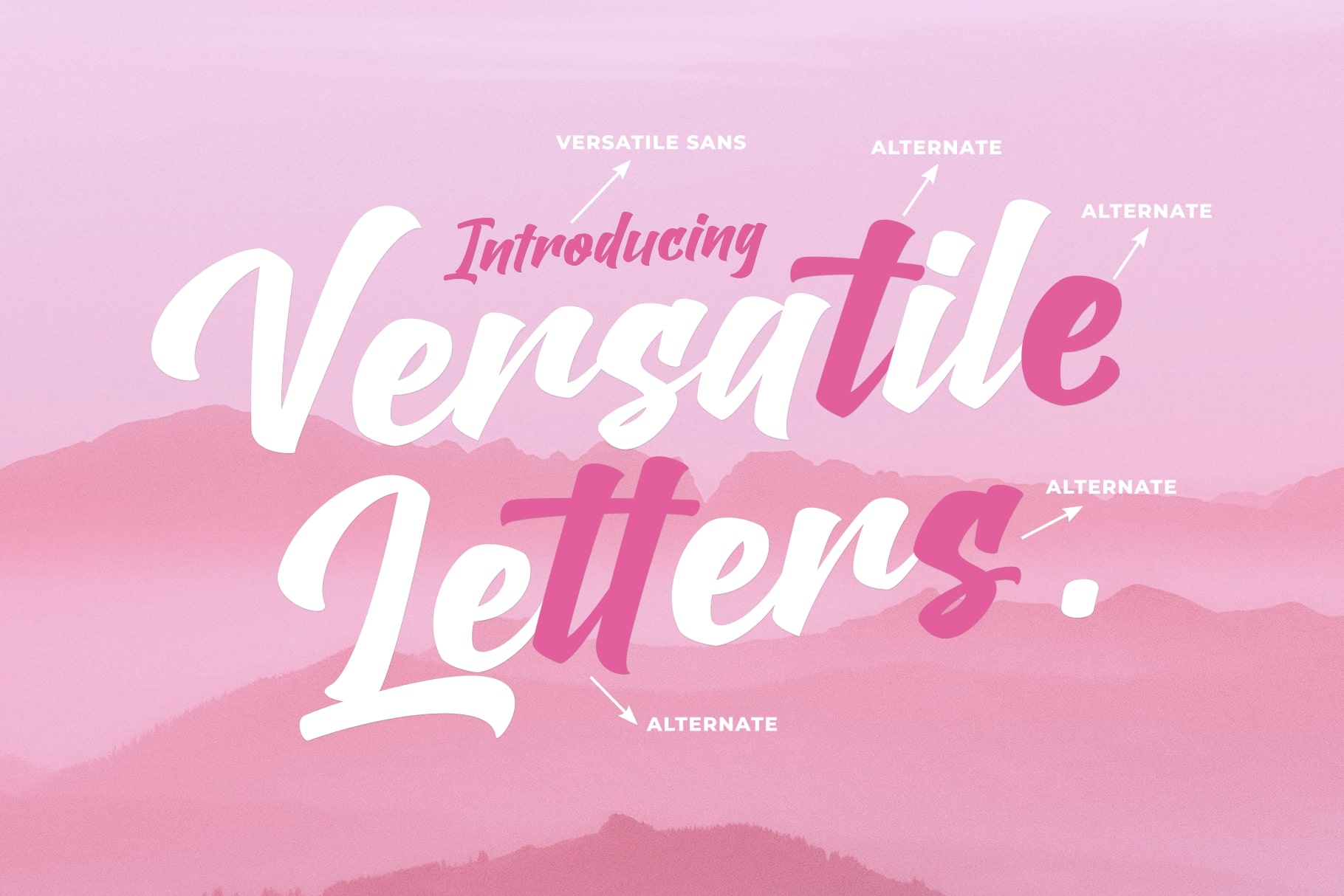 Versatile Letters / Duo Fonts, Fonts | GraphicRiver