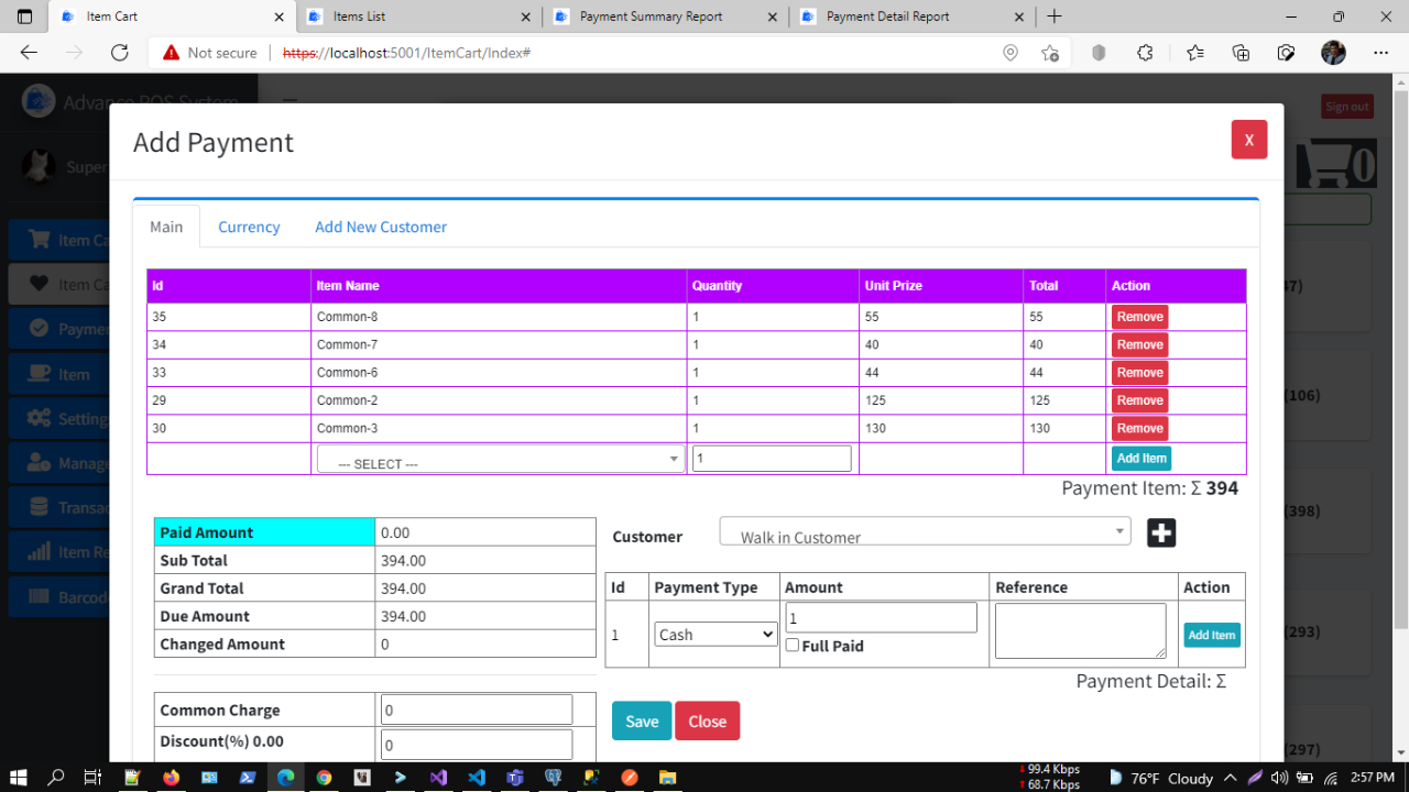 Advance Point of Sale System (POS) | Web by shaheddev | CodeCanyon