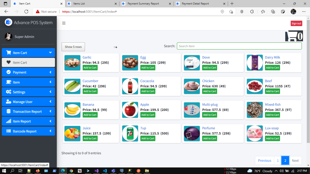 Advance Point of Sale System (POS) | Web by shaheddev | CodeCanyon