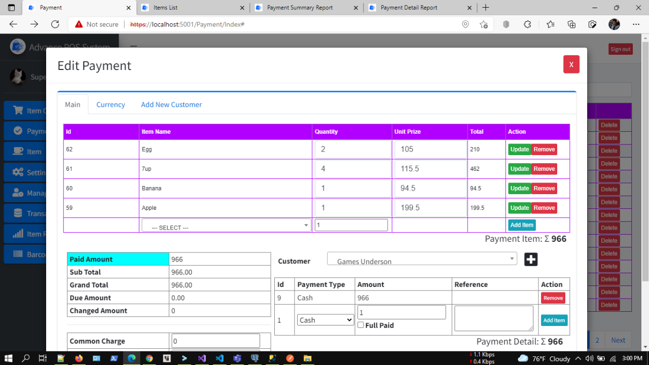 Advance Point of Sale System (POS) | Web by shaheddev | CodeCanyon
