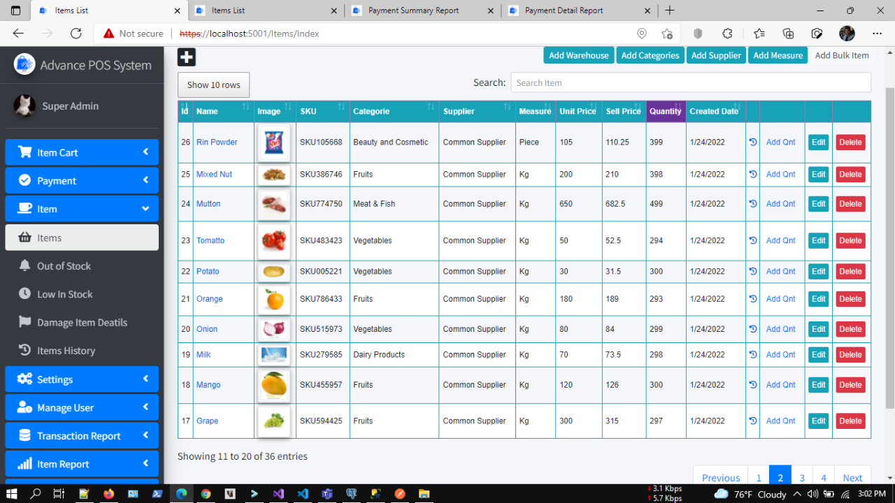 Advance Point of Sale System (POS) | Web by shaheddev | CodeCanyon