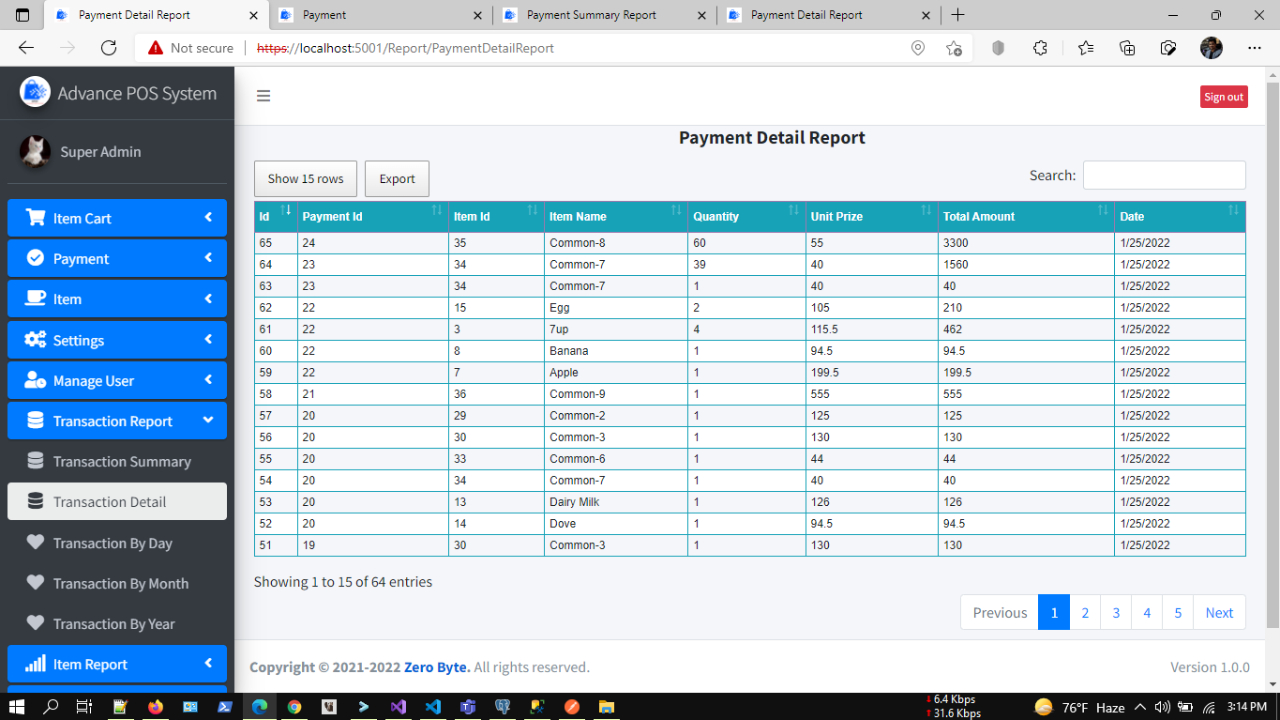 Advance Point of Sale System (POS) | Web by shaheddev | CodeCanyon