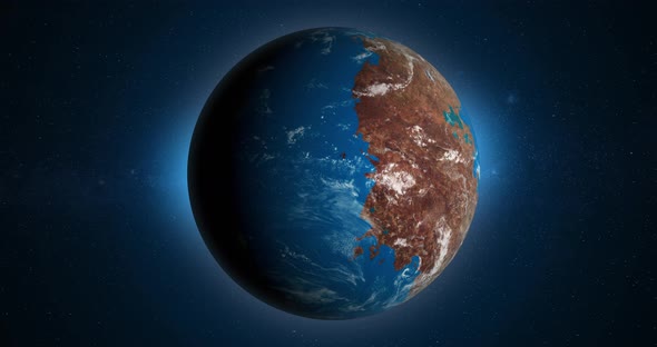 Pangaea or Pangea Earth Supercontinent, Motion Graphics | VideoHive
