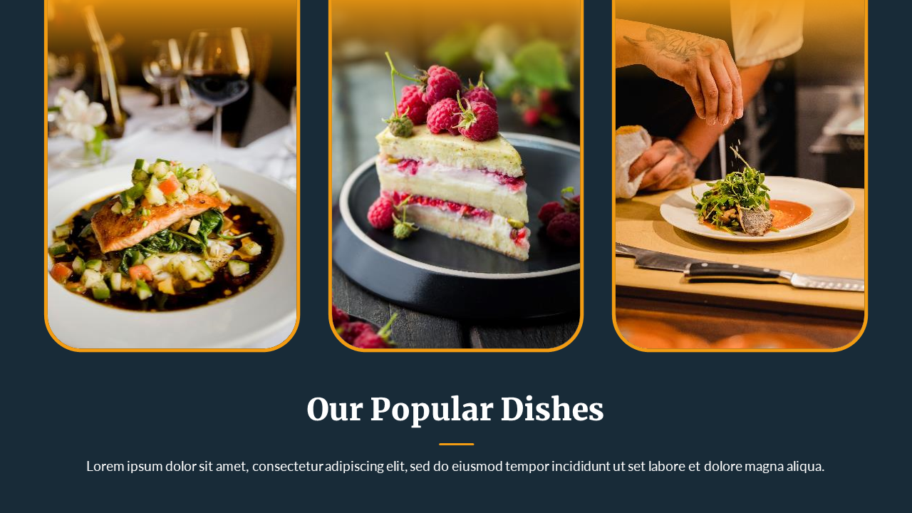 ETEN – Restaurant Food Google Slide Template, Presentation Templates