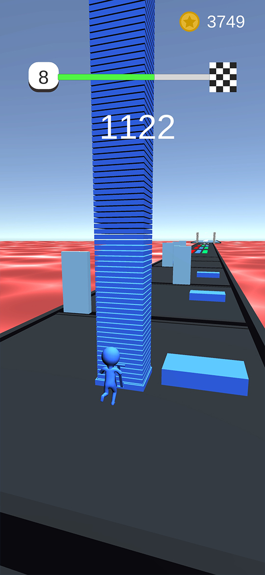 Stack Surfer - Stack Run 3D(Unity Game Template + UnityAds) by YahyaApps