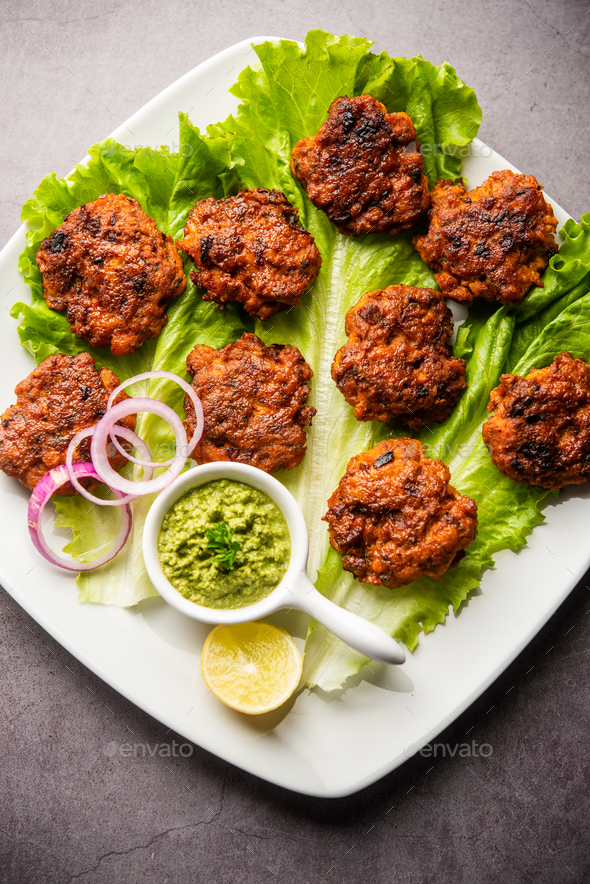 galouti kebab or Tunde ke kabab Stock Photo by stockimagefactory ...