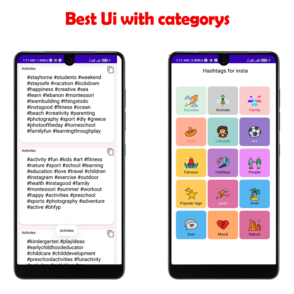 Hashtags for Instagram - insta Tags sharing app by maxedmobileapps