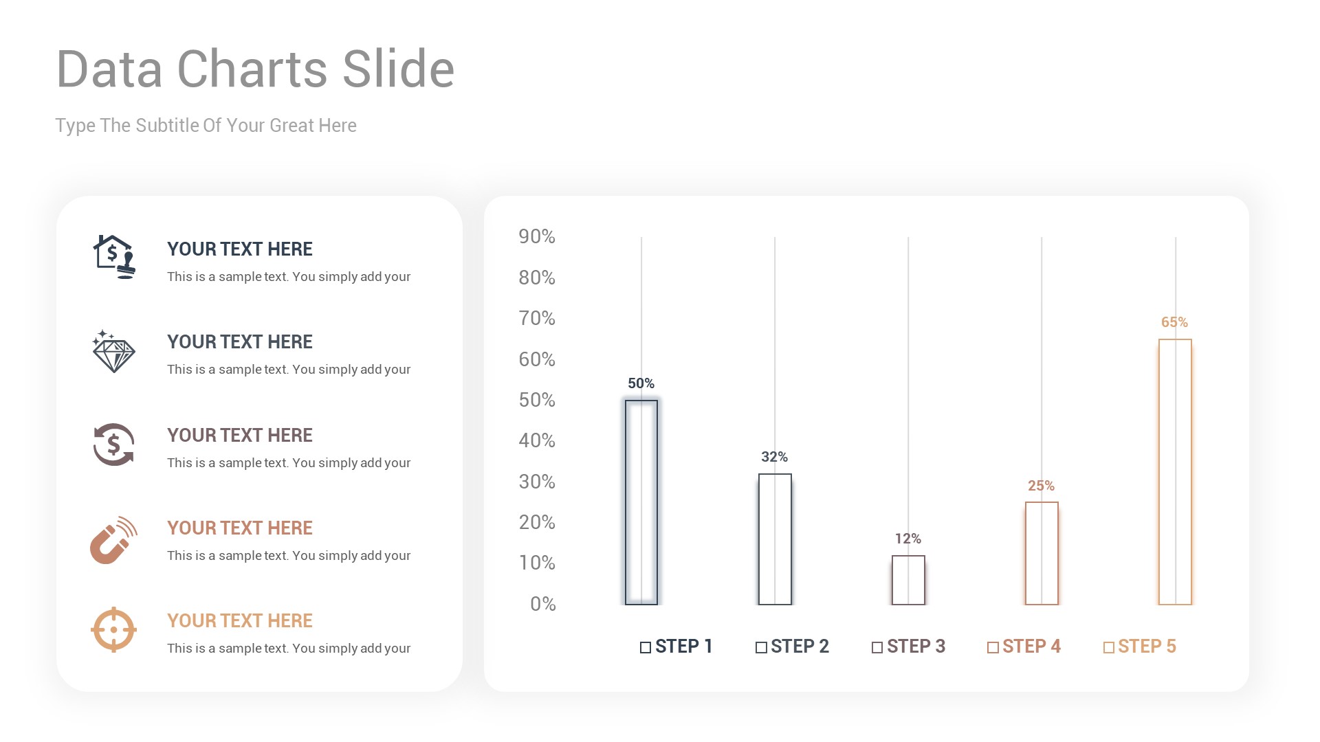 Editable Data Charts PowerPoint Presentation Template, Presentation ...
